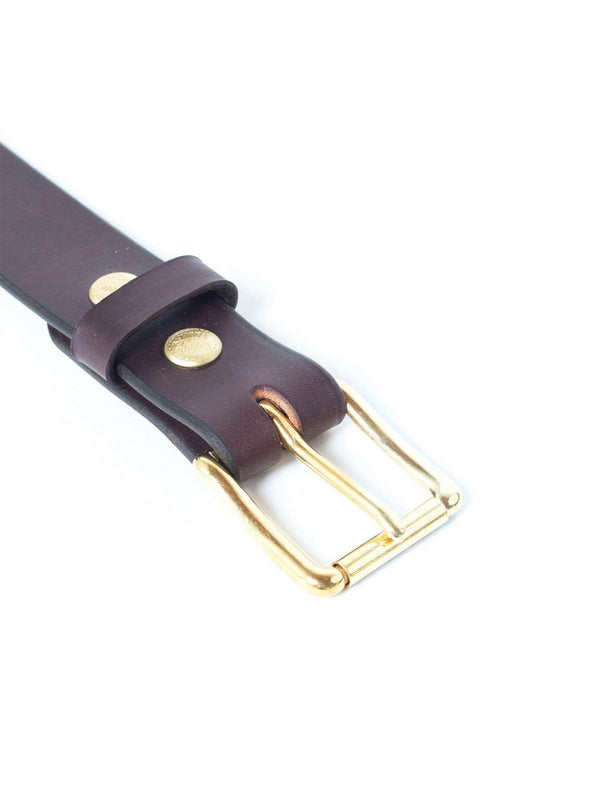 Wood&Faulk Martin Belt Dark Brown - MORE by Morello Indonesia