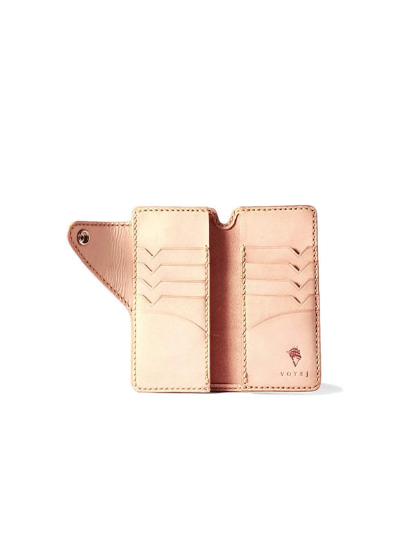 Voyej Galleon Americana Natural Long Wallet - MORE by Morello Indonesia